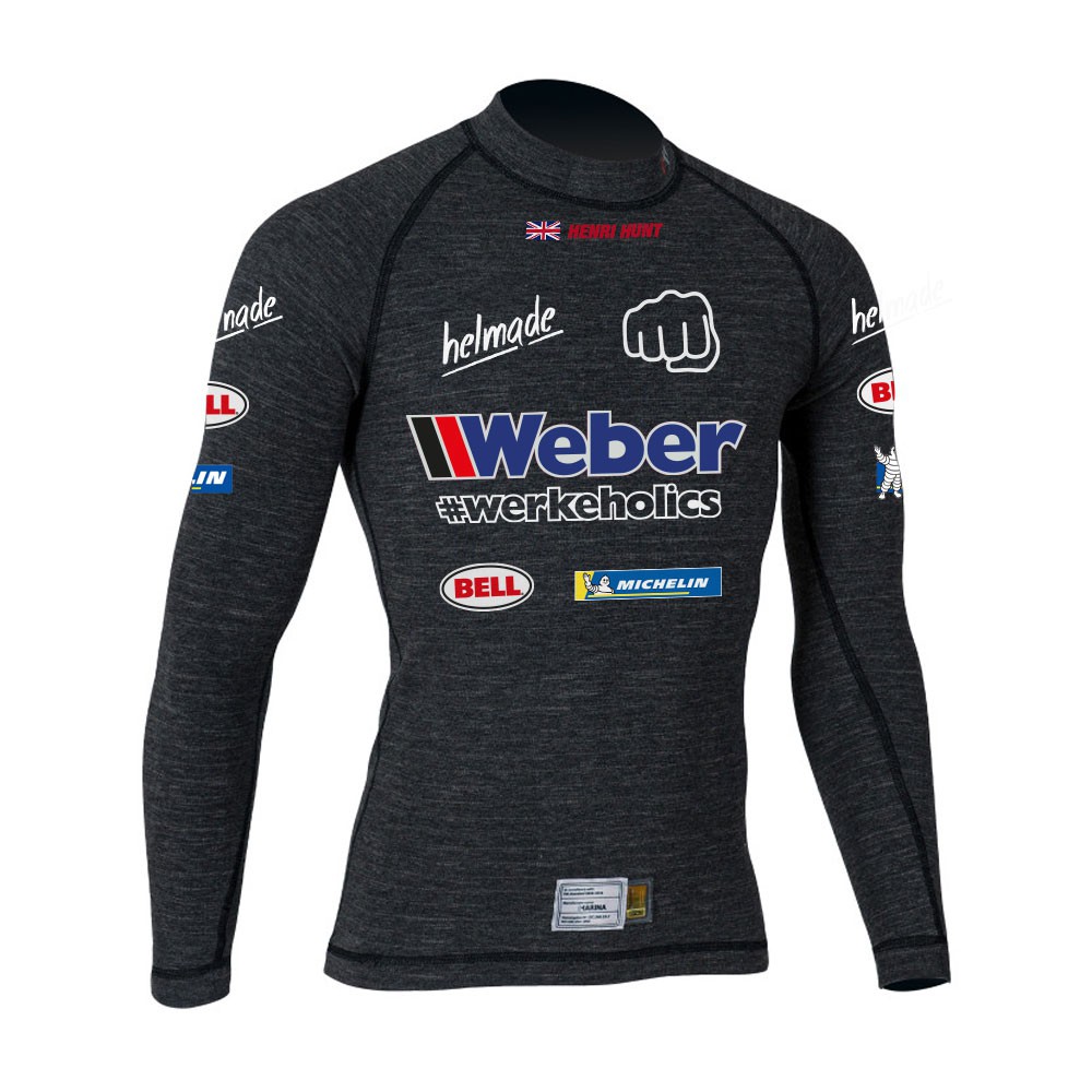 Marina Underwear Top M-Plus Anthracite - Custom Marina Racewear