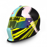 Helmet Design Bell GP3 Two Face - helmade Motorsports Designs
