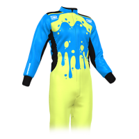 OMP KS-X ART Child Karting Suit Splat - helmade Racewear